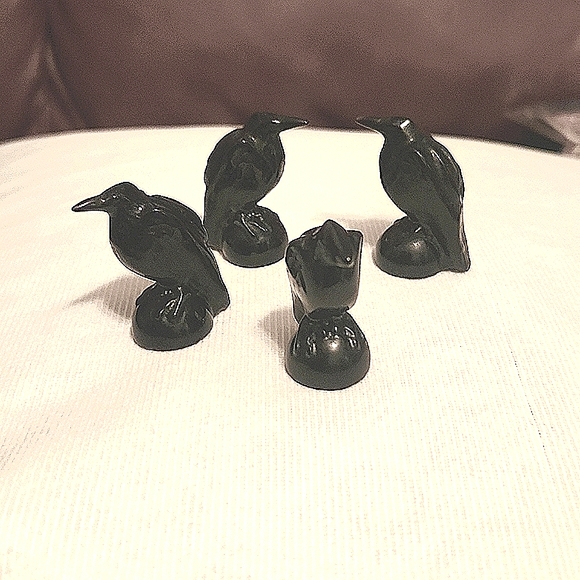 Other | Obsidian Raven Crystal Statue | Poshmark